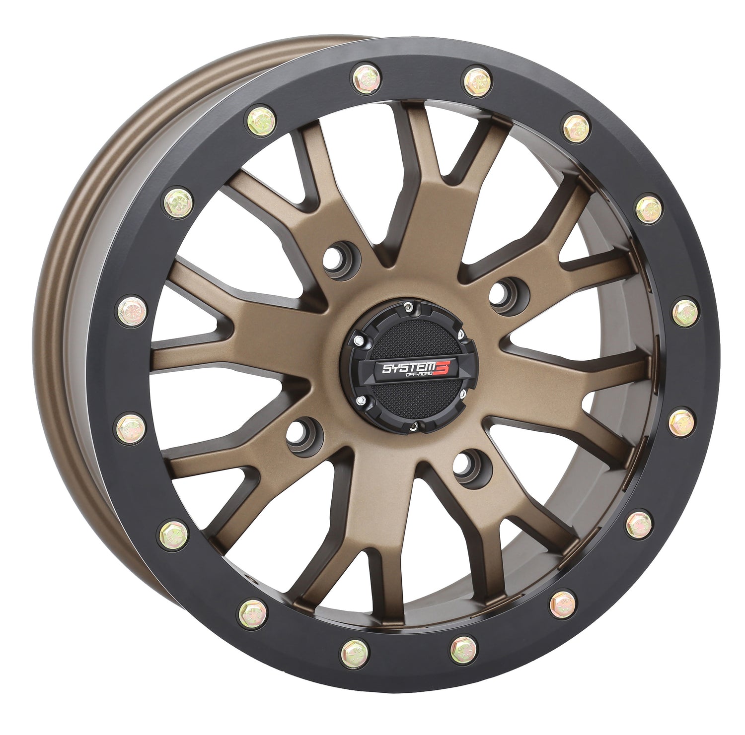 Sb4 Bl Wheel 14x7 4+3 (+15mm) 4/137 Matte Bronze/Black – Kombustion ...