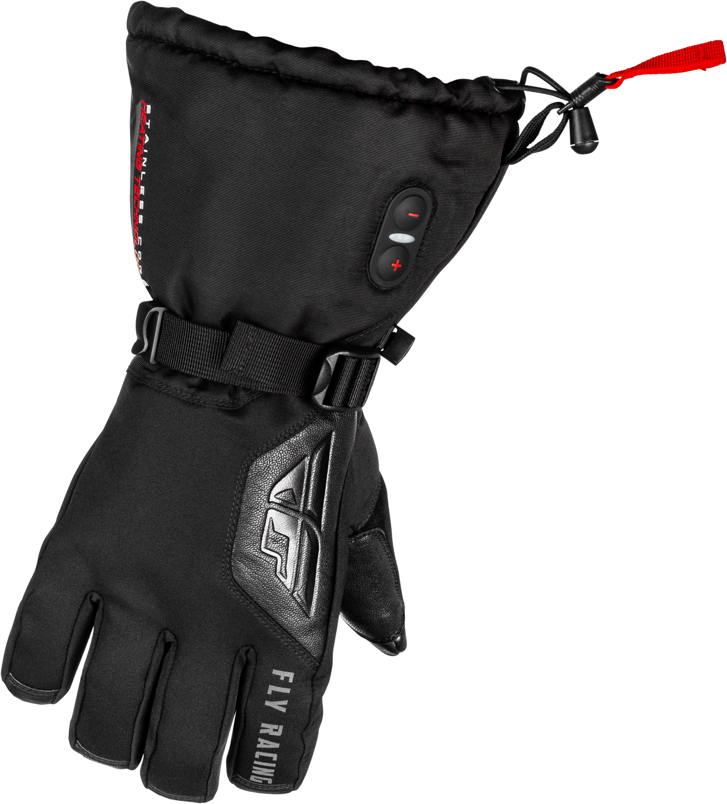 Fly Racing Ignitor Heated Gloves Black for ATV, Snowmobile, Motorcycle ...