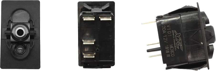 XTC Power Products SW12-NB000000 Dash Switch Body Momentary Blue Botto ...