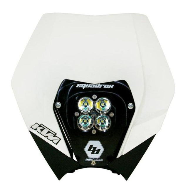 Baja Designs 08-13 KTM Complete LED Kit w/ Head Shell White Squadron P ...