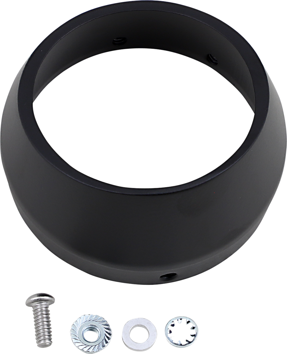 BASSANI XHAUST End Cap - Black - Slash BESM1B – Kombustion Motorsports