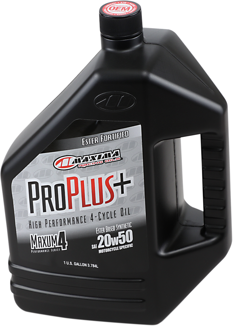MAXIMA RACING OIL Pro Plus+ 4T Oil - 20W-50 - 1 U.S. gal. 30-039128 ...