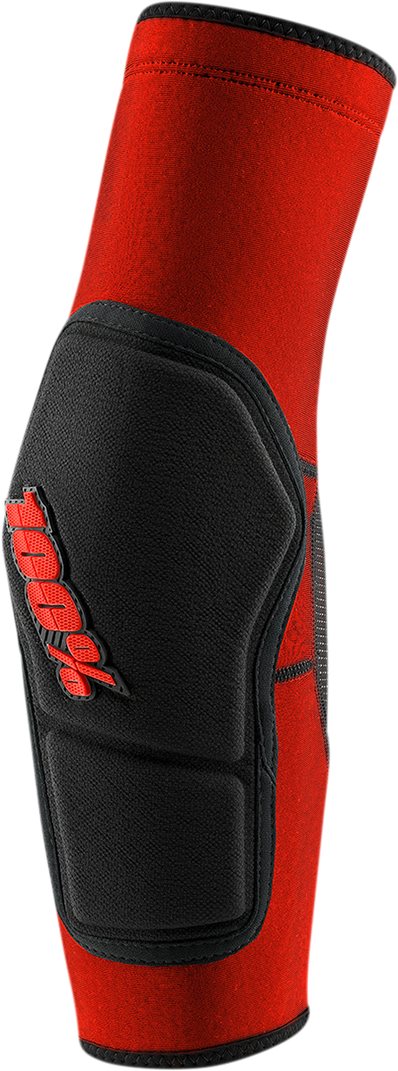 100% Ridecamp Elbow Guards - Small, Red/Black - Lightweight Slip-On Pr ...