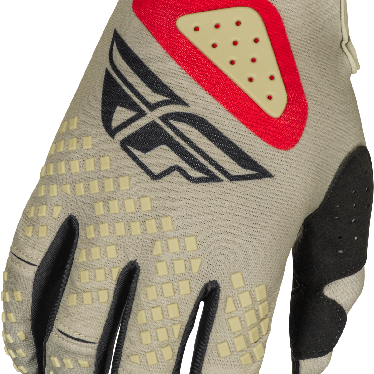 Fly Racing Youth Kinetic Sym Gloves - Light Grey/Red/Black for Offroad ...