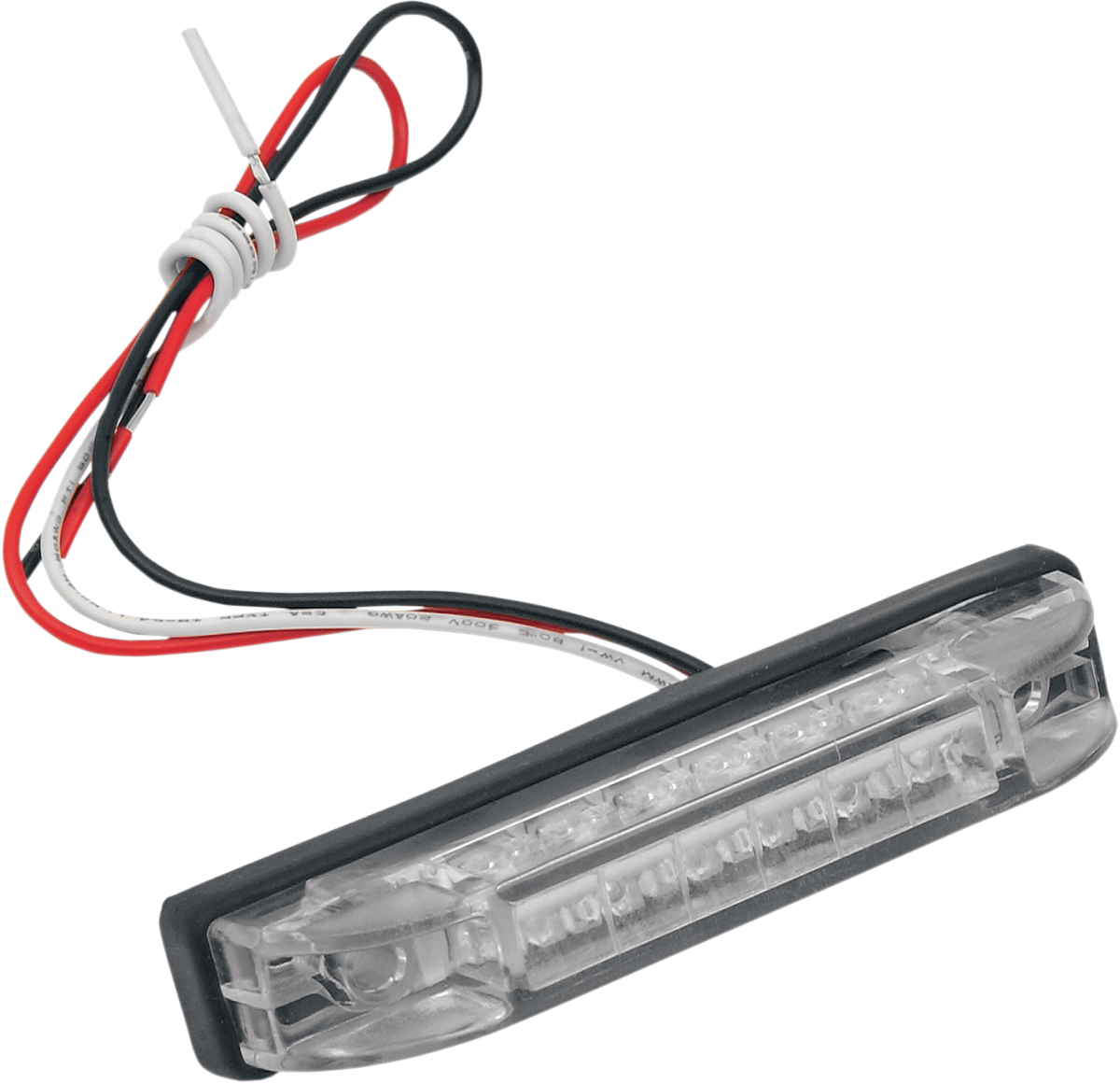 BRITE-LITES 4" Rectangle LED Light - Clear Lens - Red LED BL-TLEDR ...