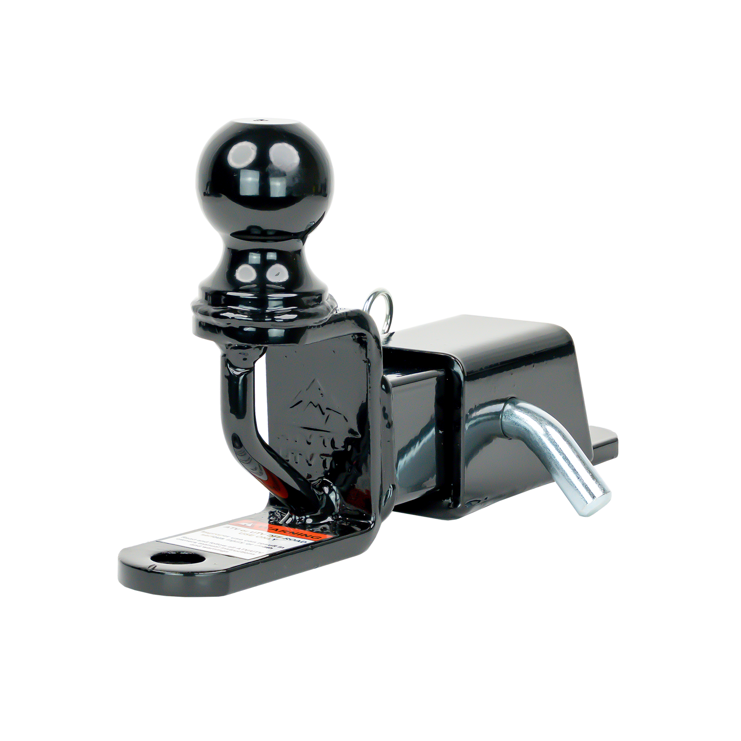 ATV TEK Trio Receiver Hitch with Welded 2-Inch Ball and 3-Inch Rise fo ...