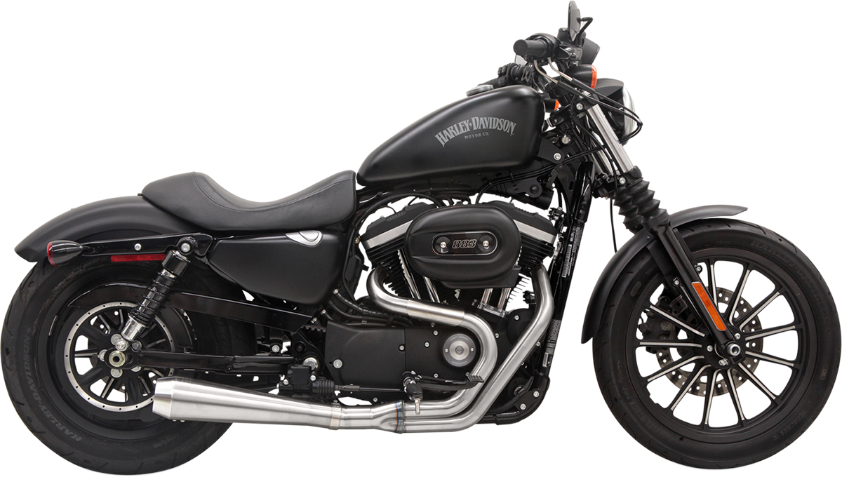 BASSANI XHAUST Road Rage 3 Exhaust - Stainless Steel - '04-'20 XL 1X52 ...