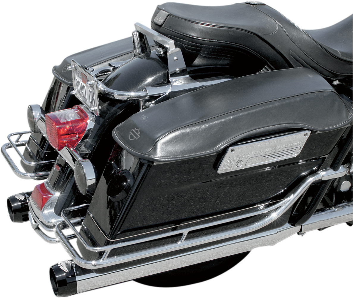BASSANI XHAUST 4" Quick Change Series Slip-On Mufflers - Chrome - FL ...