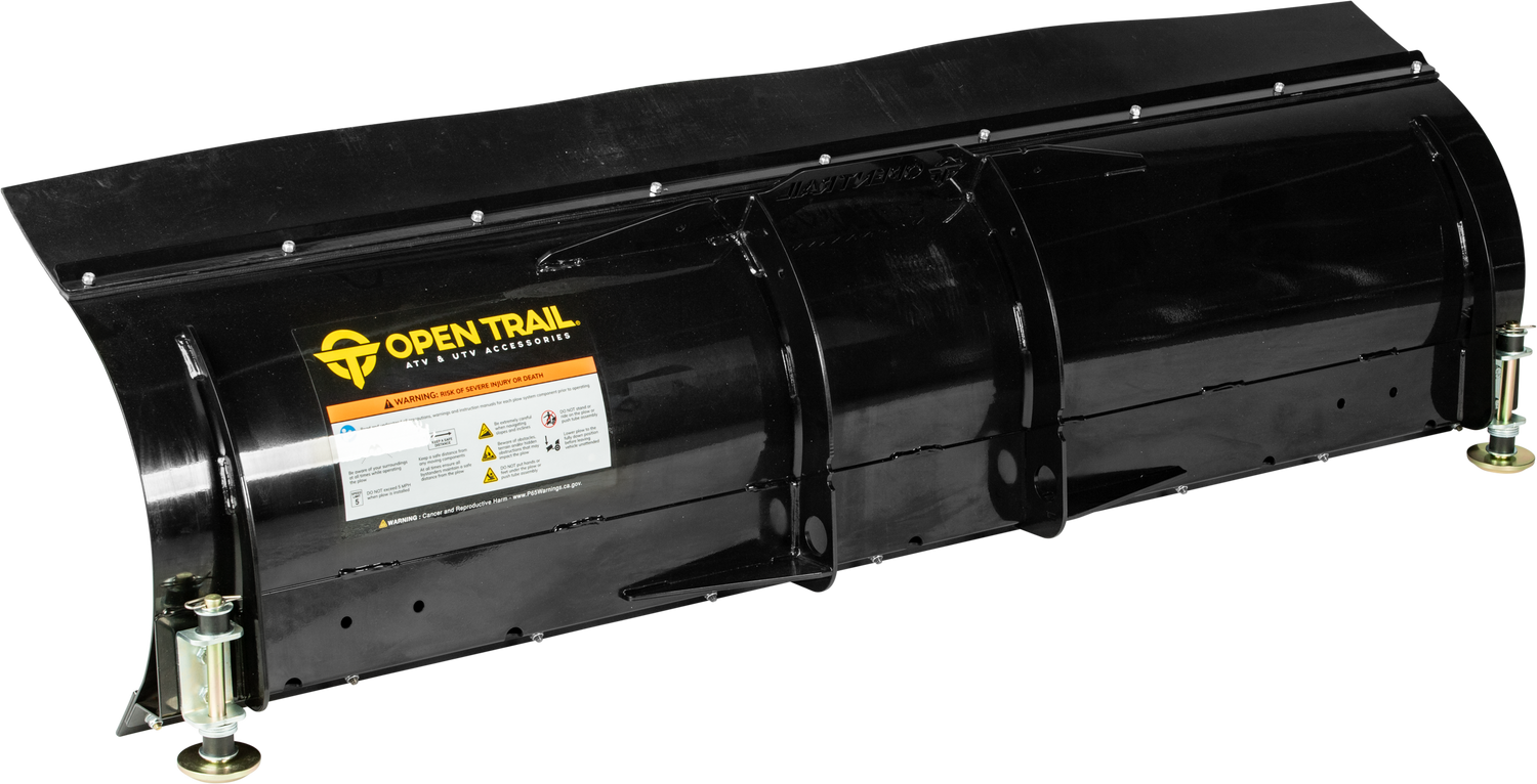 Open Trail 66-Inch Straight Snow Blade with Steel Wear Bar for UTVs an ...