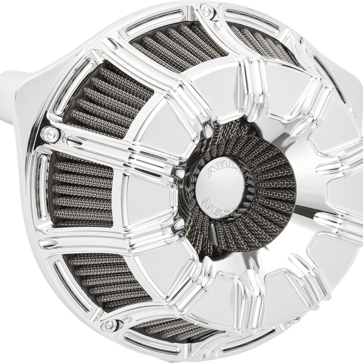 ARLEN NESS Inverted Series Air Cleaner Kit - 10-Gauge - Chrome 600-222 ...