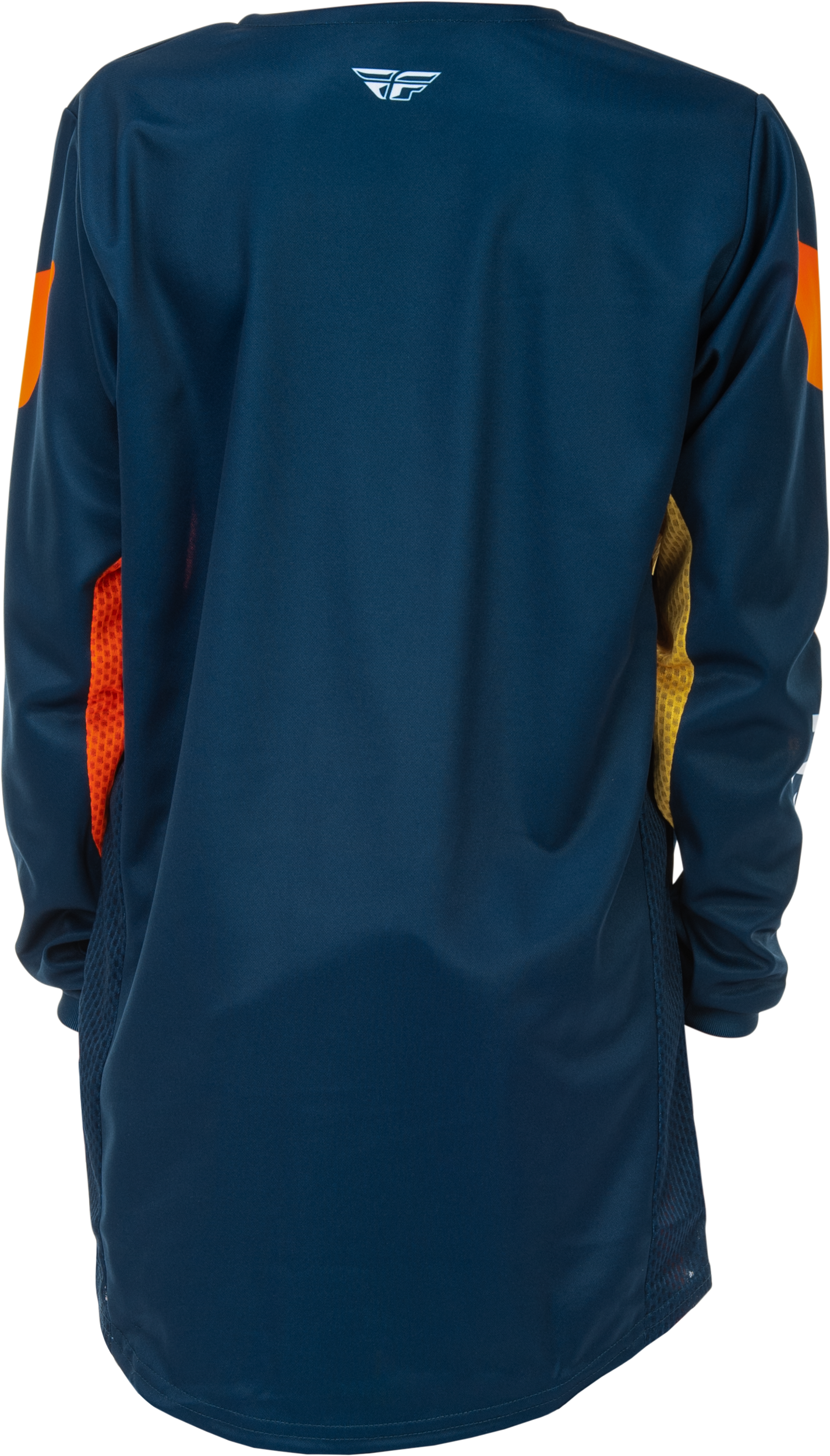 Fly Racing Youth Kinetic Jersey Navy/Orange with Extended Tail – Perfe ...