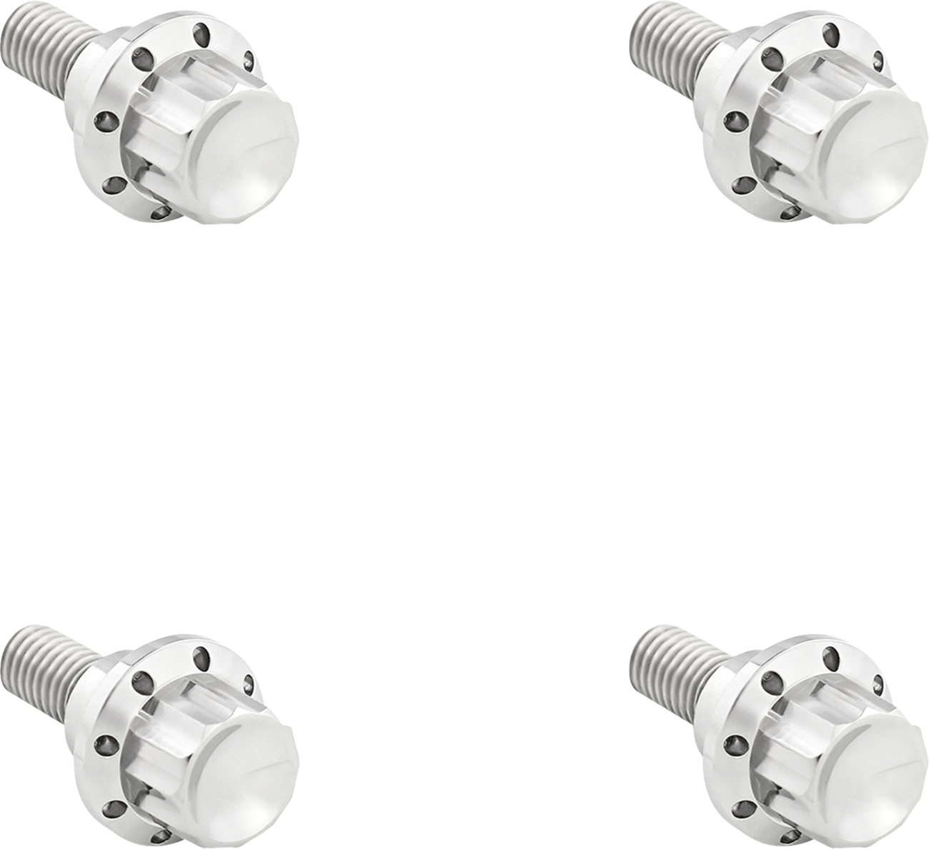 ARLEN NESS Bolt Kit - Windshield - 12-Point - Titanium - Silver 300-80 ...