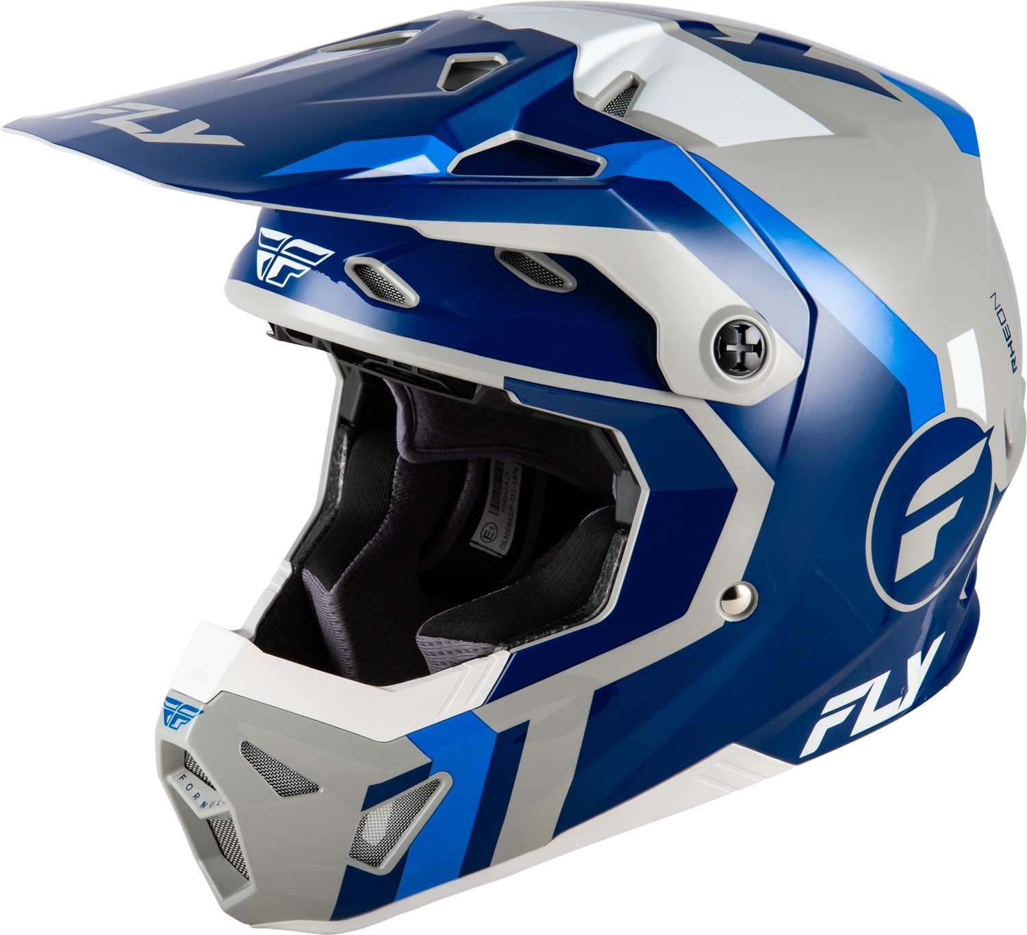 Fly Racing Formula CP Seal Helmet Navy/Blue/Grey for Motocross and Off ...