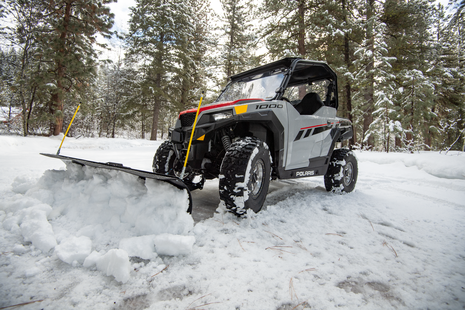 Open Trail 66-Inch Straight Snow Blade with Steel Wear Bar for UTVs an ...