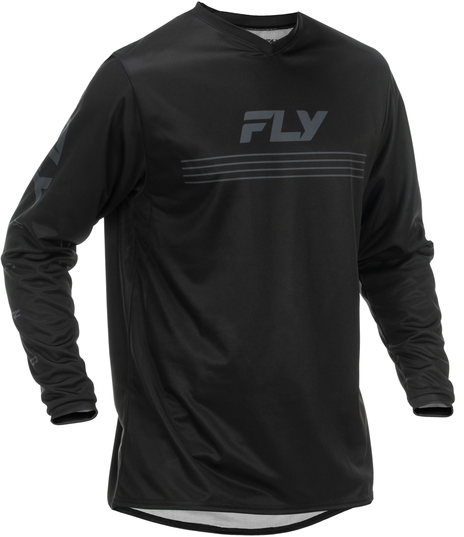 Fly Racing Universal Jersey Black/White 4X - Motorcycle & ATV Riding A ...