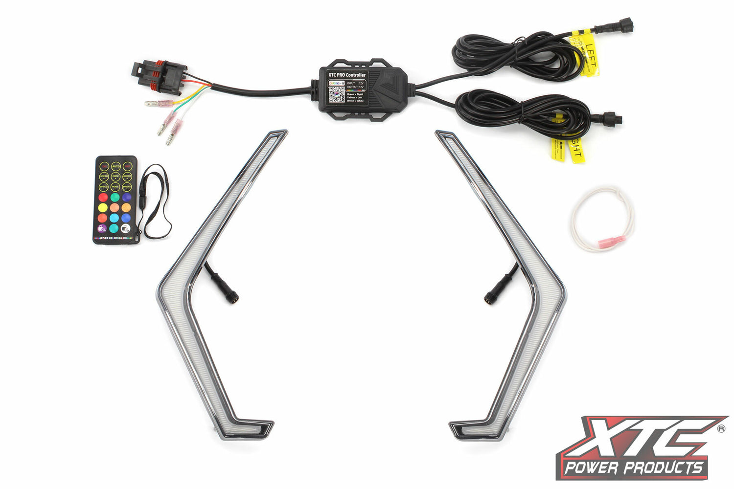 XTC Power Products Polaris Pro RGB+W Front Signature Light Set for Pol ...