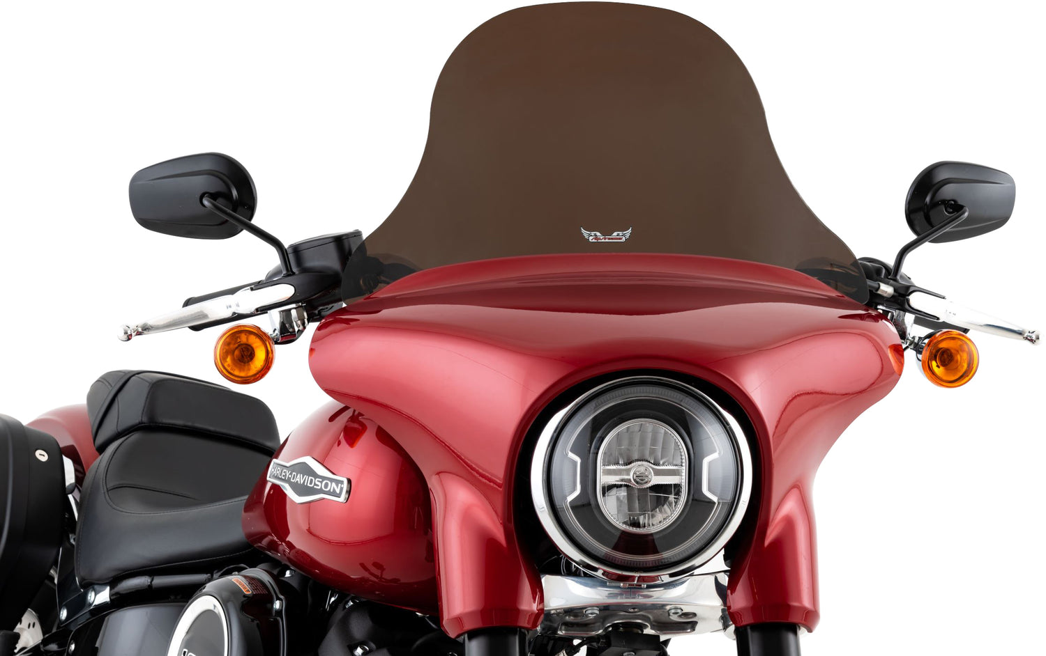 Slipstreamer Sportglide 12" Dark Smoke Fairing for Harley Davidson FLS ...