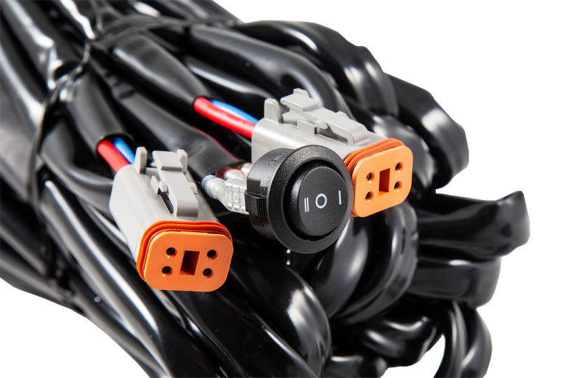 Diode Dynamics Heavy Duty Dual Output 3-way 4-pin Wiring Harness ...