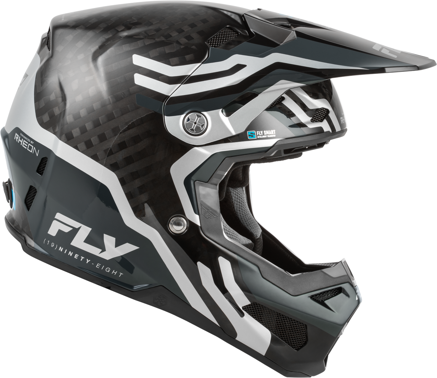 Fly Racing Formula S Carbon Byte Helmet for Motorcycle and ATV – Black ...