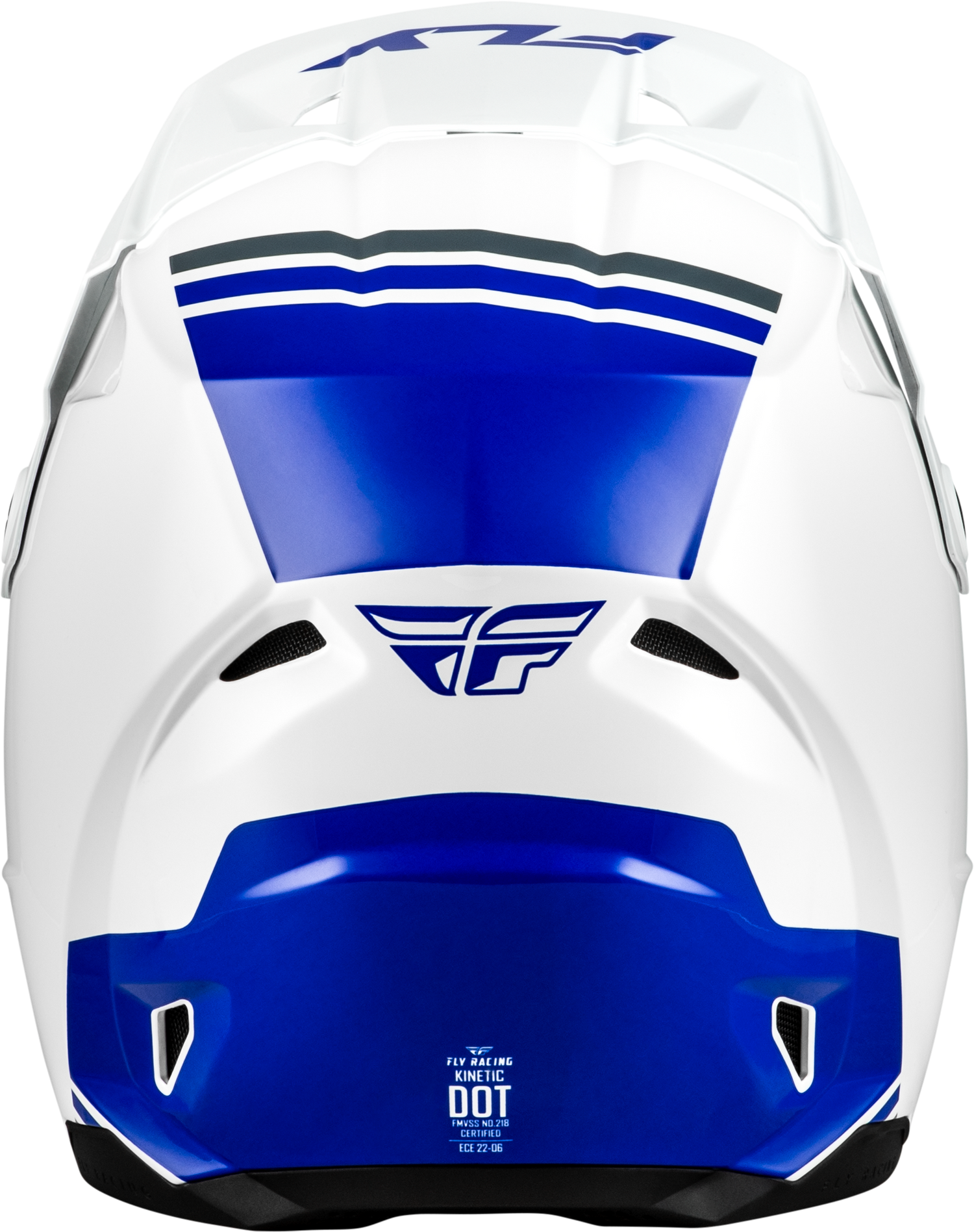 FLY Racing Kinetic Verdict Helmet White/Blue/Grey Medium for Off-Road ...