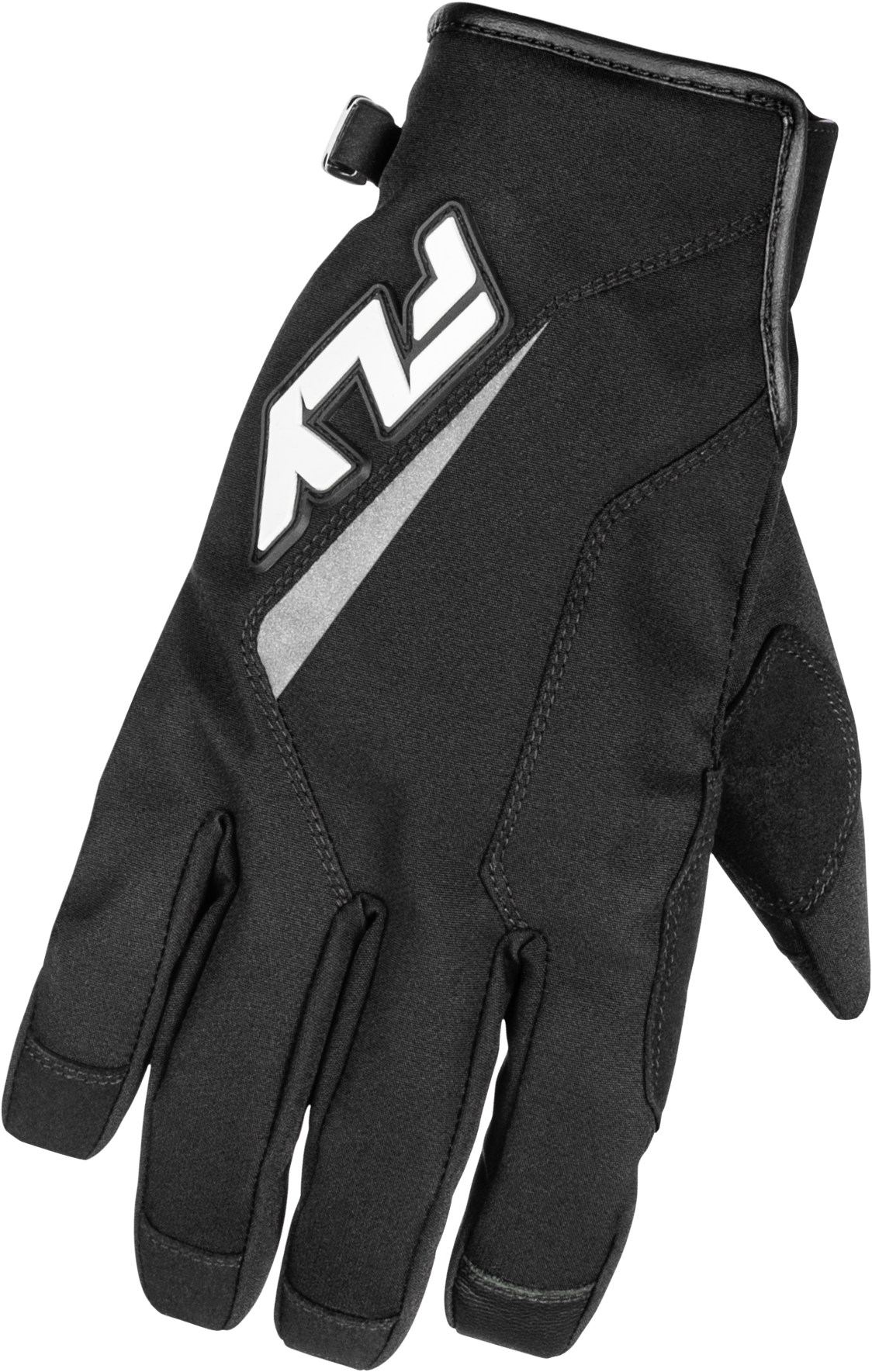Fly Racing Title Gloves Black/White for Cold Weather Motorcycle Riding ...