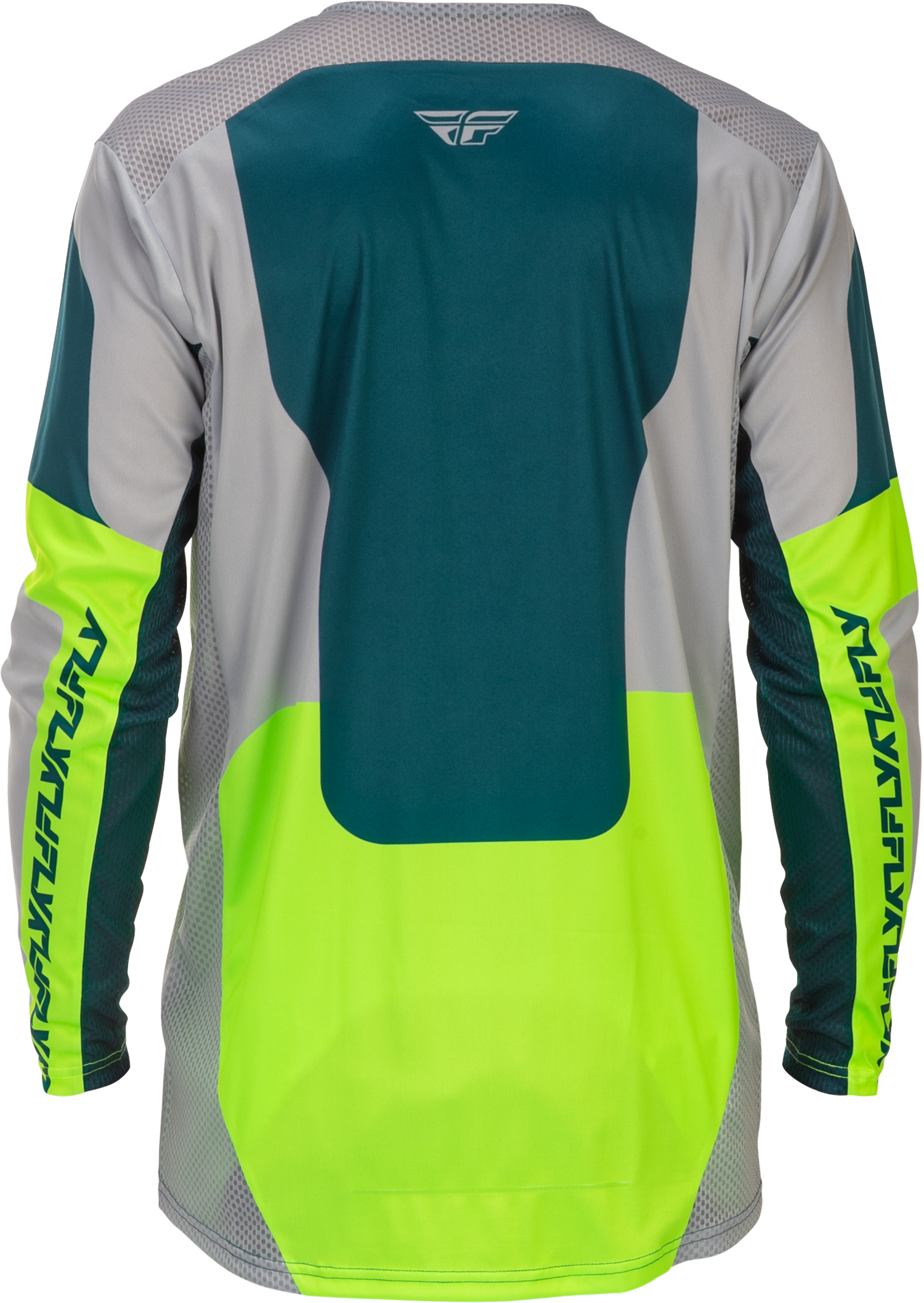 FLY Racing Youth Lite Jersey Grey, Lime & Teal (Part #379-723YXL) – Pe ...
