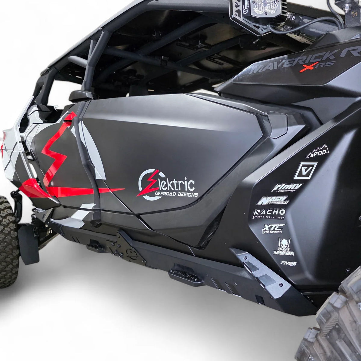 2024+ Can Am Maverick R Volt Rocker Steps 4 Seat – Kombustion Motorsports