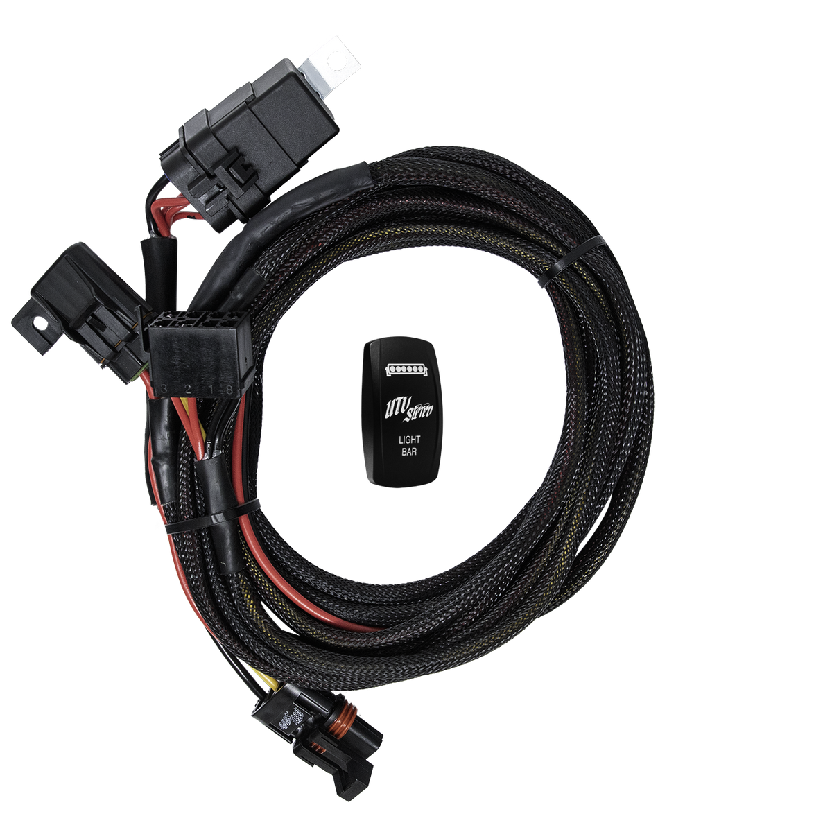 RZR® Pro Series High Current Harness + Rocker Switch & Pulse Bar Plug ...