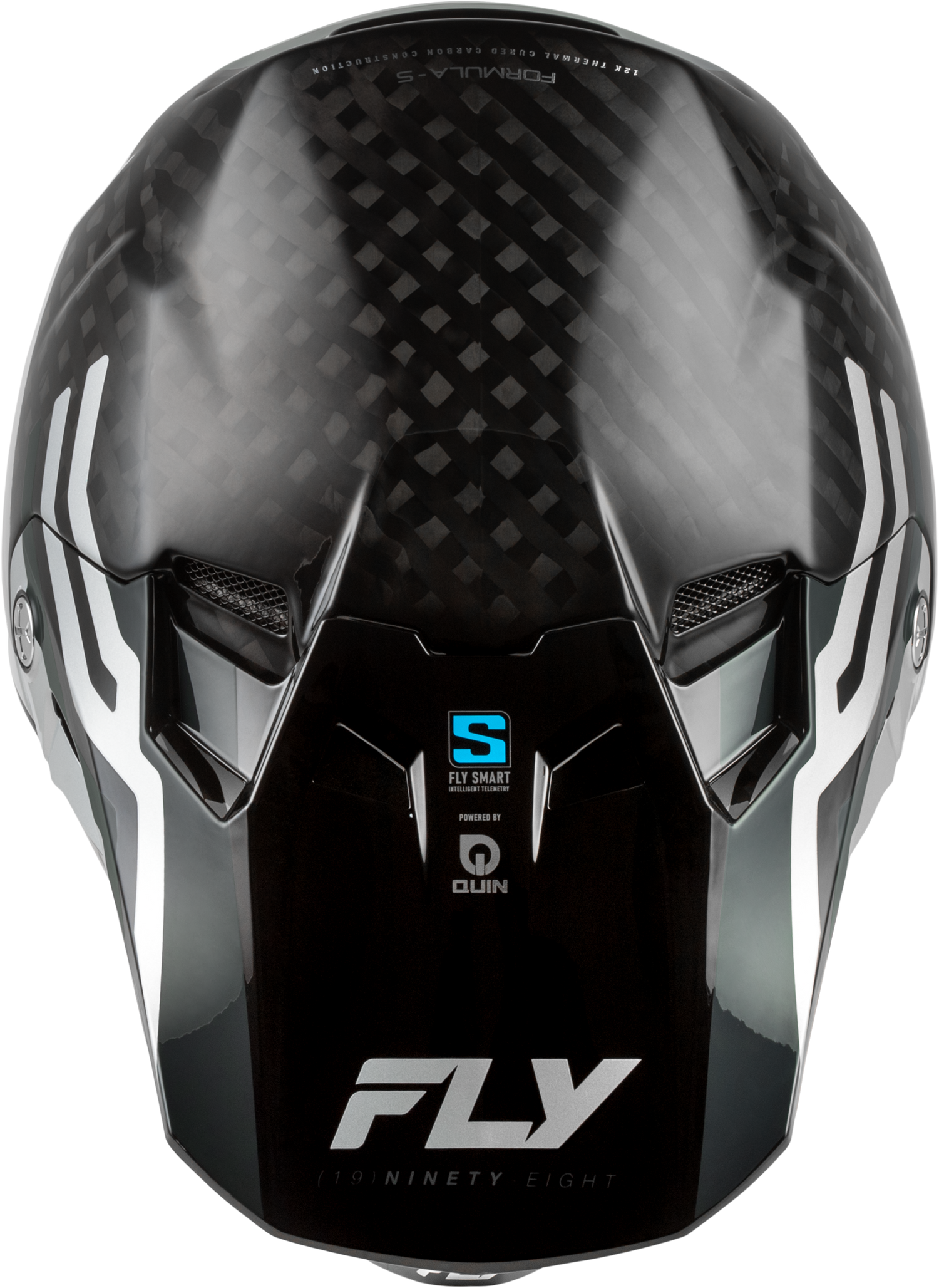 Fly Racing Formula S Carbon Byte Helmet for Motorcycle and ATV – Black ...