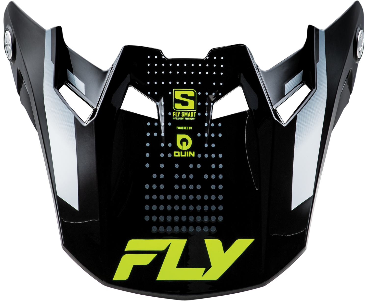 Fly Racing Formula S Carbn Protocol Visor Black Carbon with Grey and H ...