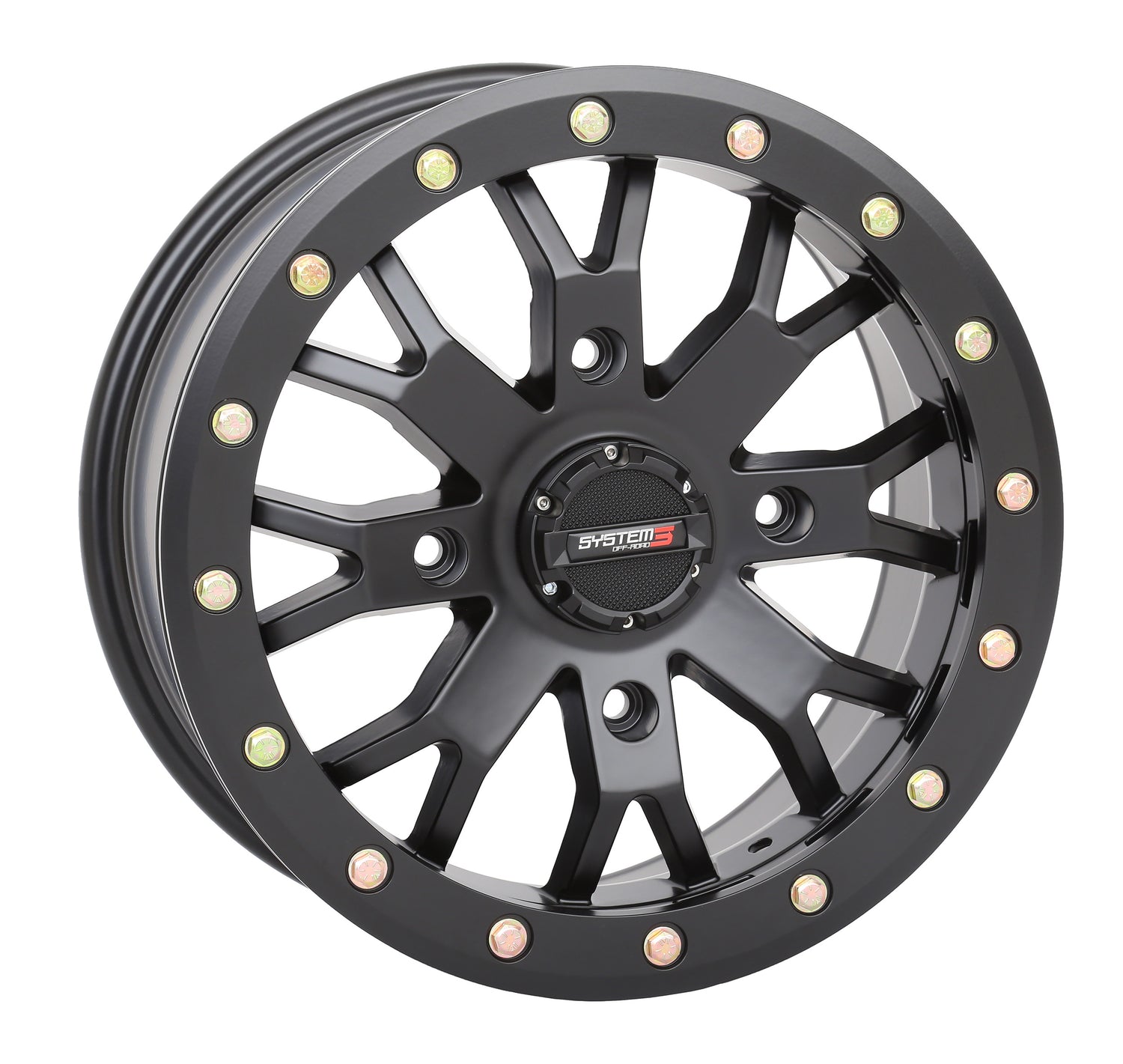 Sb4 Bl Wheel 14x7 6+1 (+45mm) 4/137 Matte Black – Kombustion Motorsports