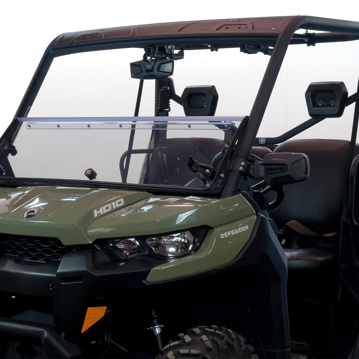 Seizmik Versa Fold Hard Coated Windshield for Can-Am Defender HD10 and ...