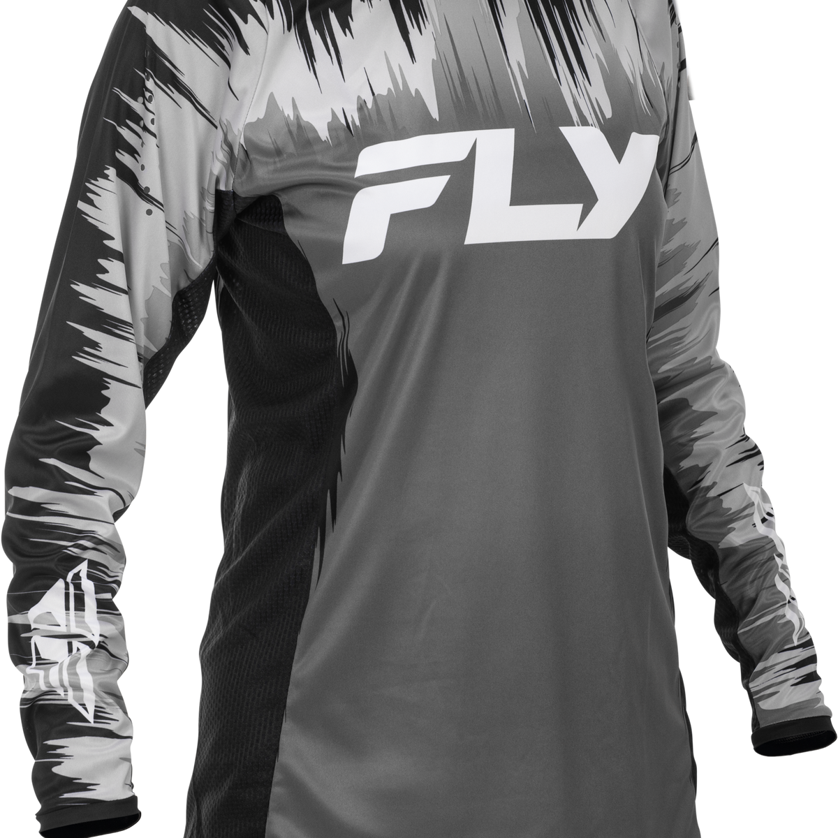 Fly Racing Women's Lite Jersey Black/Grey/White Large for Motocross an ...