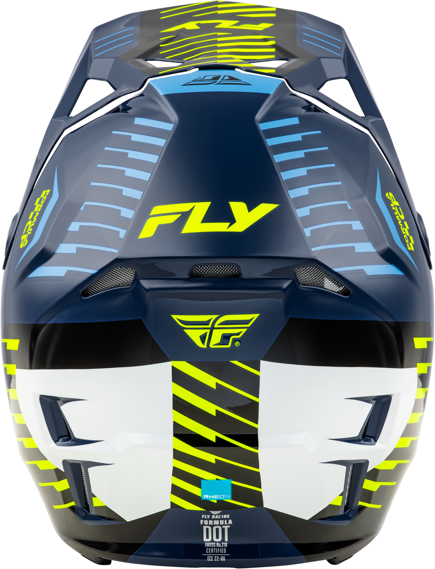 Fly Racing Formula Cp Slice Helmet Navy/Hi Vis/White Medium for Off-Ro ...