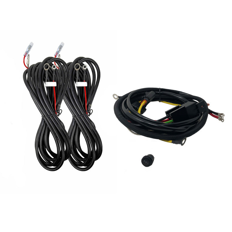 KC HiLiTES Platform One Profile SideCast 4-Light Wiring Kit for F150/R ...