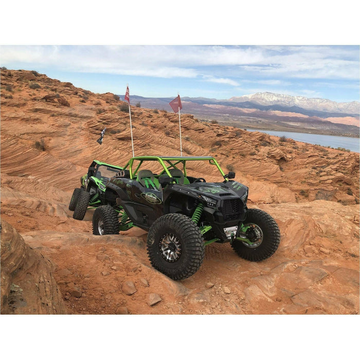 Kawasaki KRX Billet Winch Plate with Integrated Rope Hawse | Viper Machine